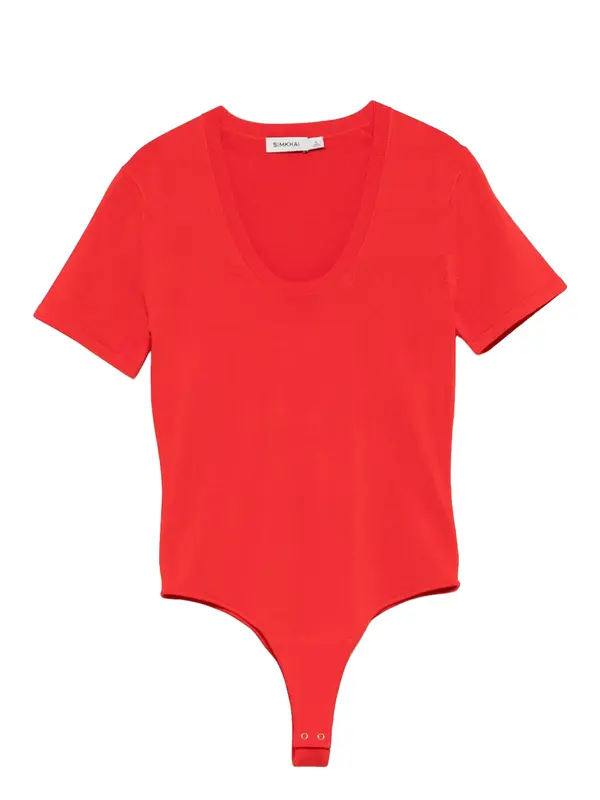Simkhai Drew Bodysuit - Red