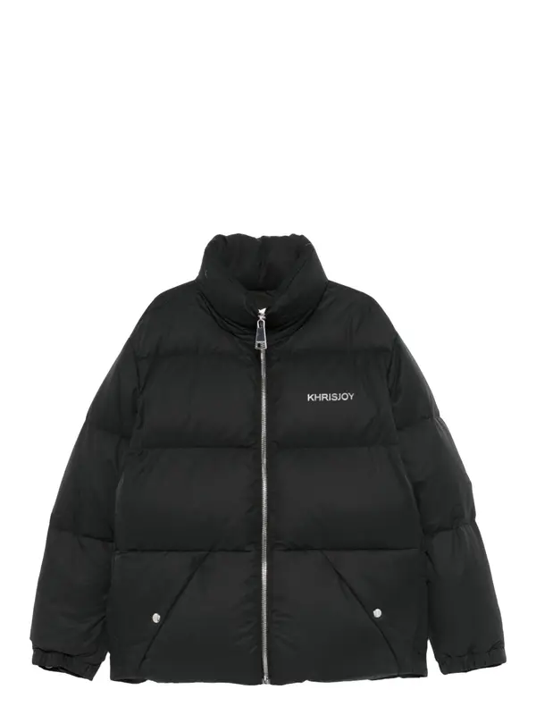 Khrisjoy Logo-print Down Jacket - Black