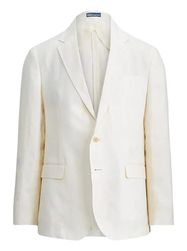 Ralph Lauren Soft Tailored Linen Sport Coat - Light Cream