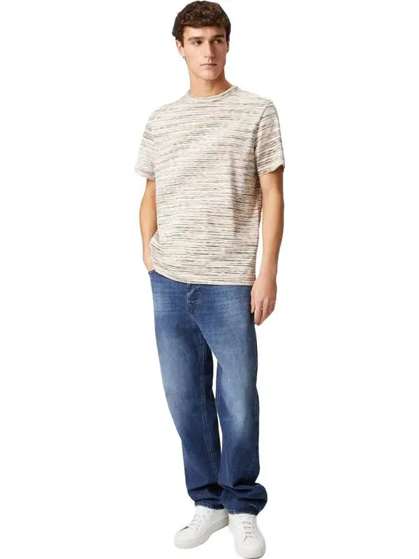 Missoni Slub Cotton Crew-neck T-shirt - White