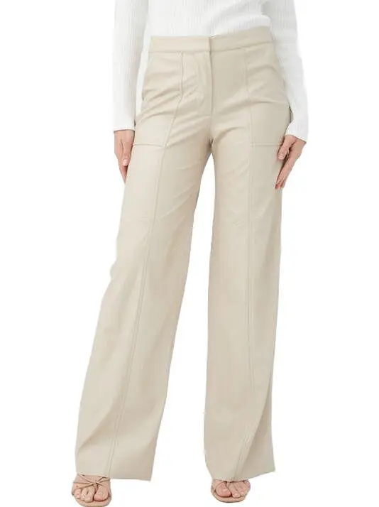 Trina Turk Driftwood Wide Leg Pants - Chai