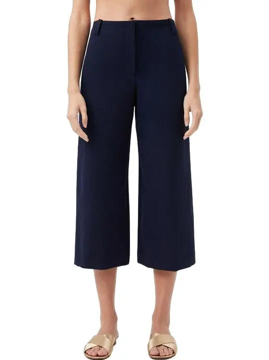 Trina Turk Patyn Wide Leg Pant - Indigo