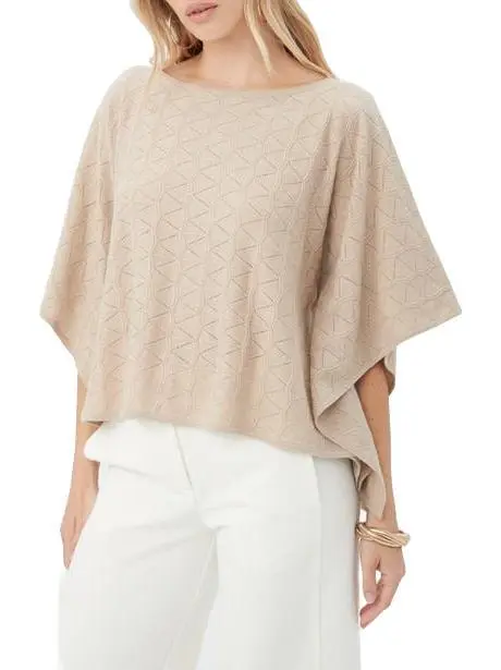 Trina Turk Wrap 2 Poncho - Chai