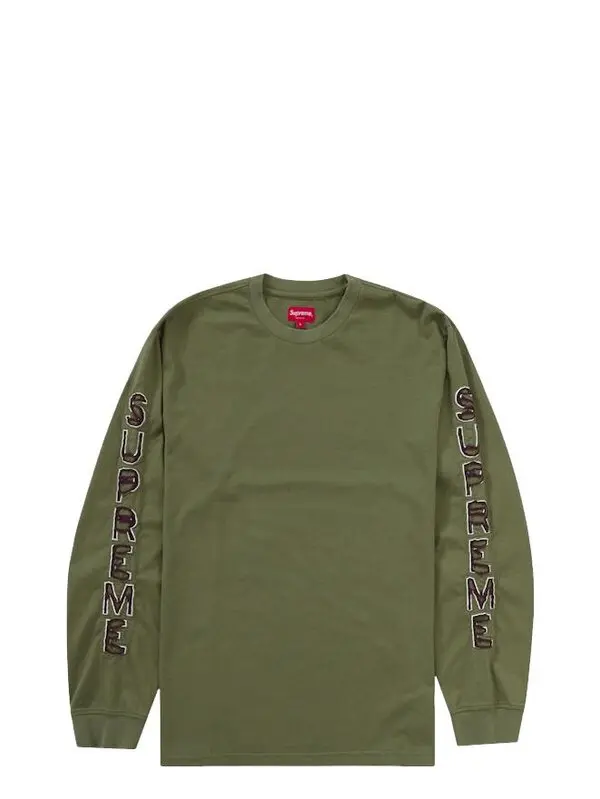 Supreme Cut Out Long Sleeve Top - Olive