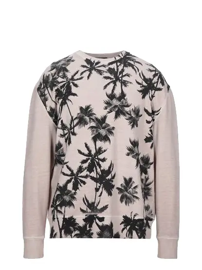KAOS Floral-print Cotton Sweatshirt - Beige