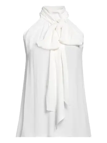 Pinko Solid Georgette Top - White