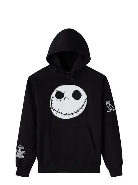 OVO X Disney The Nightmare Before Christmas Jack Skellington Hoodie - Black