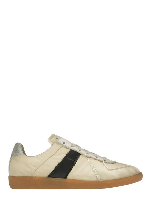 MAISON MARGIELA Replica Low Sneakers - Black Vintage/vintage Yellow