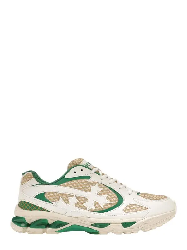 BRAVEST STUDIOS Kross Kountry Runner Sneakers - White/cream/green