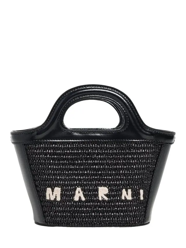 Marni Tropicalia Micro Tote - Black