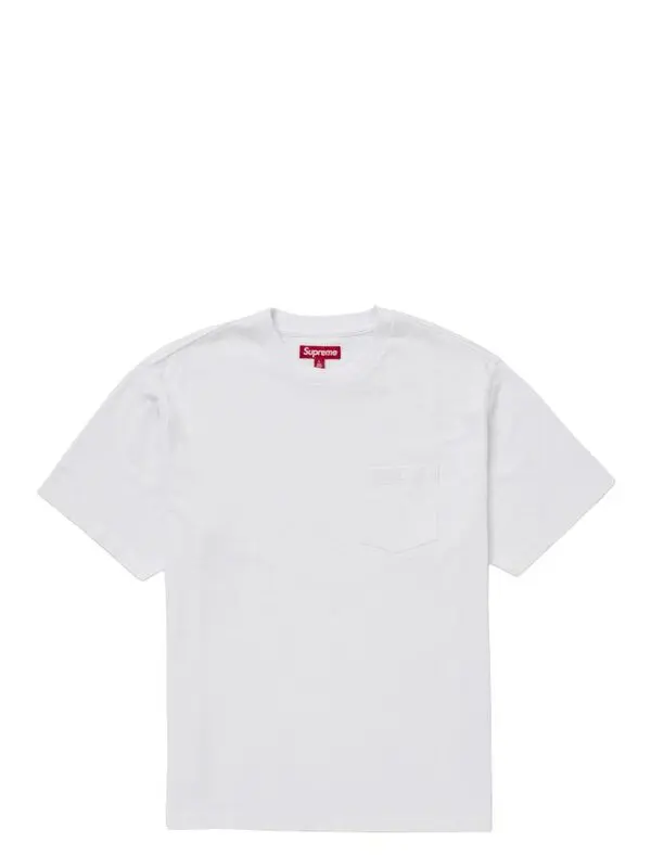 Supreme Short Sleeve Pocket Tee Shirt - White