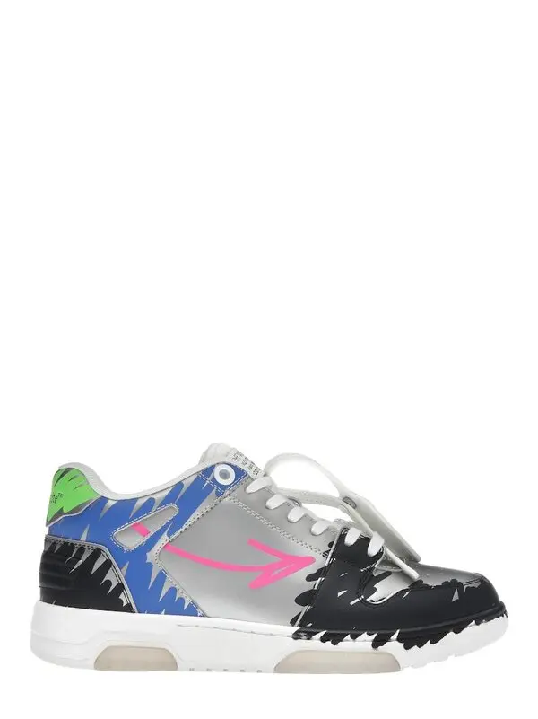 Off-White Out Of Office Low Top Sneakers - Black/pink