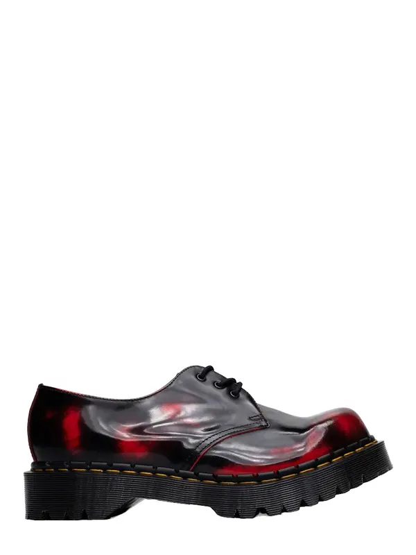 Dr. Martens 1461 Bexin Lace Up - Black/red
