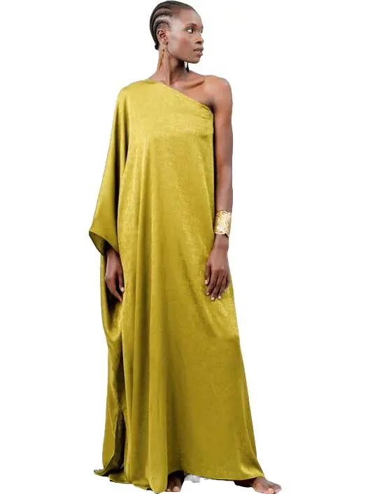 DIARRABLU Satu Maxi Dress - Ayel Olive