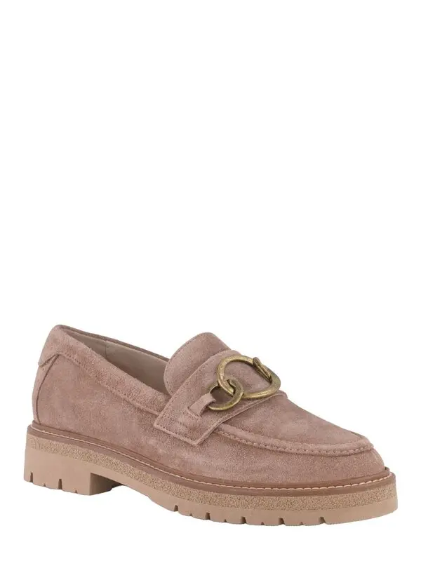Naot Fremont Platform Loafer - Almond Suede