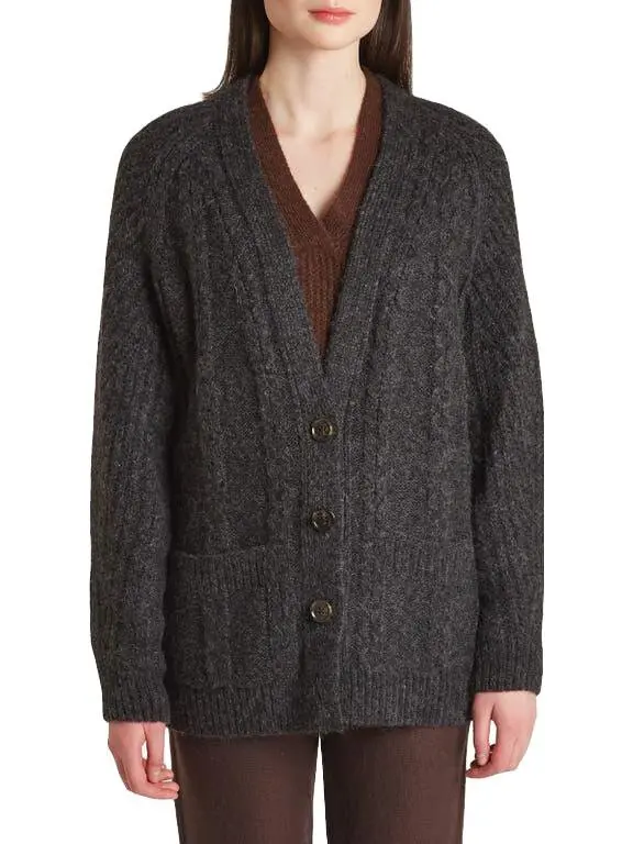 OYUN Sophia Cardigan - Caviar