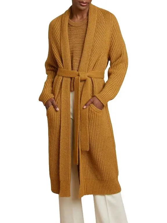 OYUN Erte Long Cardigan - Golden