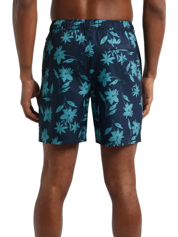 ORIGINAL PENGUIN 9-inch Volley Swim Trunks - Dark Sapphire