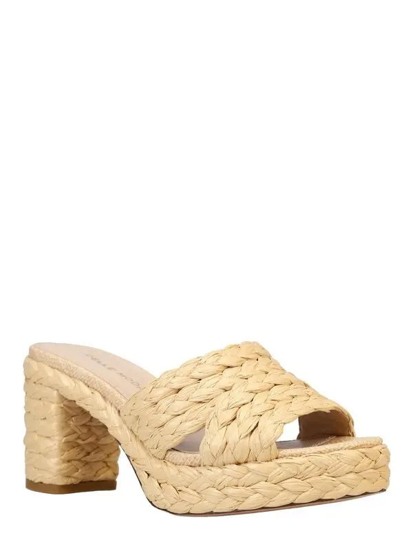 Pelle Moda Camren Platform Sandal - Natural