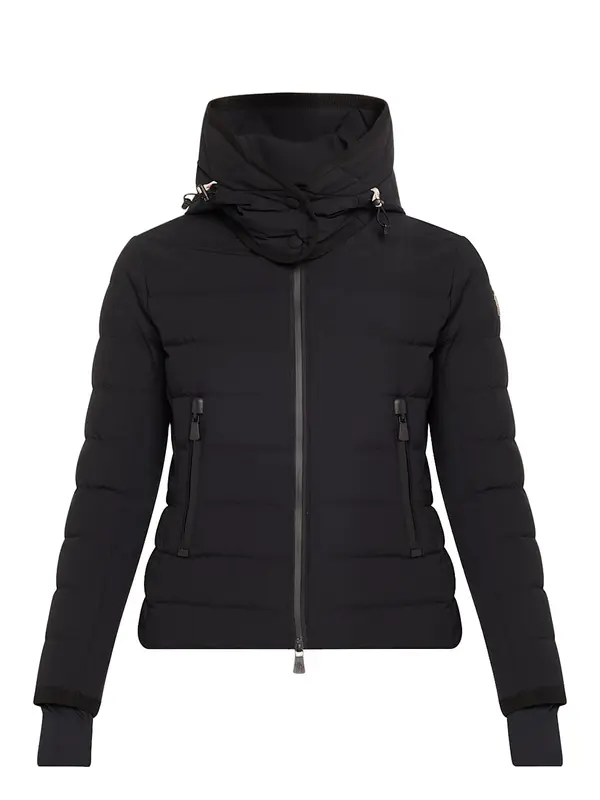 Moncler Lamoura Hooded Down Ski Jacket - Black