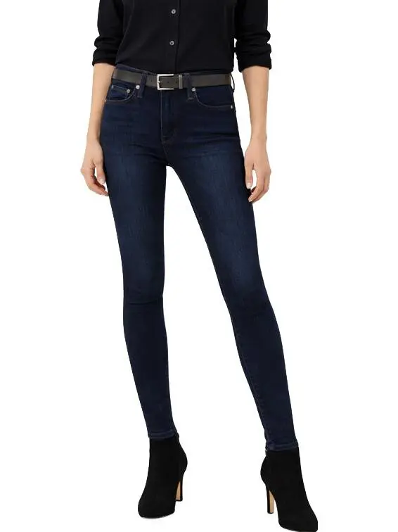 Fidelity Denim Gwen High-rise Skinny Jeans - Falcon Blue