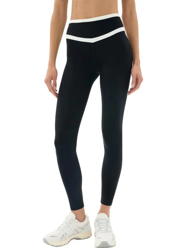 Splits59 Mason High Waist Rigor Full Length - Black/white