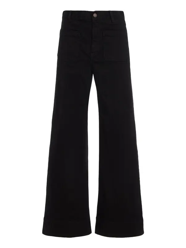 JEANERICA St Monica Stretch High-rise Flared-leg Jeans - Black