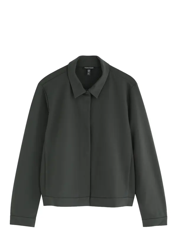 Eileen Fisher Jersey Jacket - Charcoal