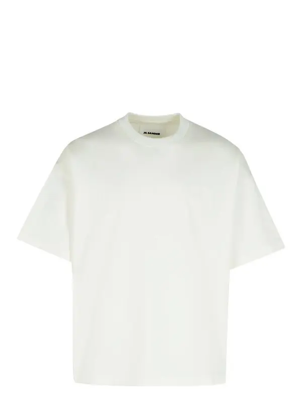 JIL SANDER Cotton T Shirt - Ivory