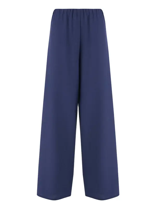 STEPHAN JANSON Wool Straight Leg Pants - Blue