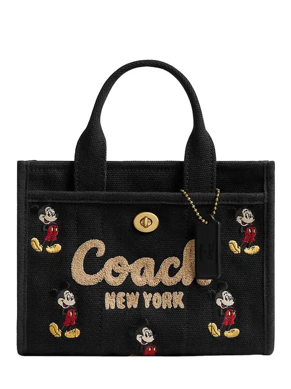 COACH Disney X Cargo Tote Bag 20 - Brass/black Multi