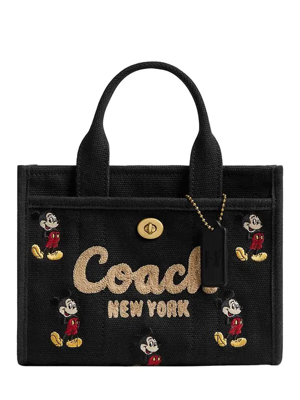 COACH Disney X Cargo Tote Bag 20 - Brass/black Multi