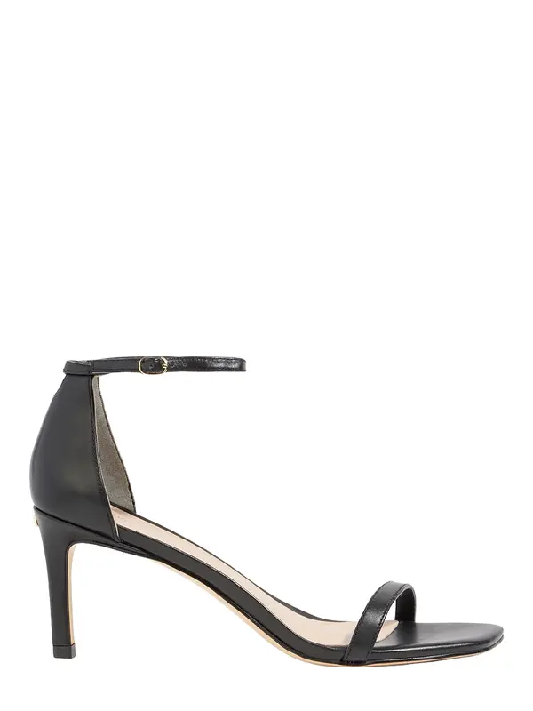 STUART WEITZMAN Amelina 75 Leather Sandals - Black