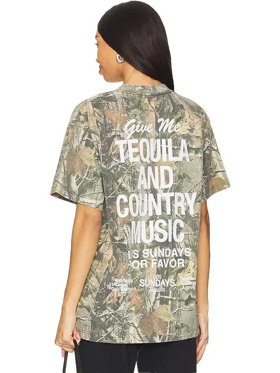 LOS SUNDAYS The Tequila & Country Music Tee - Camo
