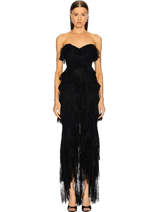 MICHAEL COSTELLO X Oleksandra Gown - Black