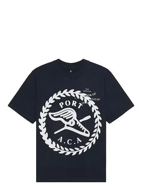 PORT A.C.A Laurel 89 Tee In Blue - Navy