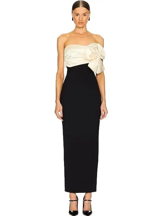 Ronny Kobo Kane Dress - Black & Ivory