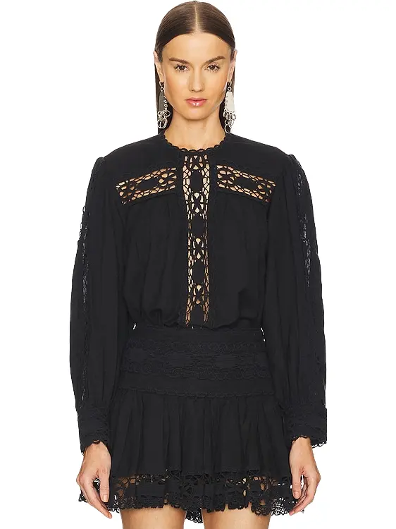 Isabel Marant Valmira Blouse - Black