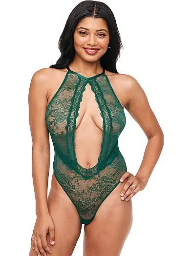 Victoria's Secret Adore Me Mayella Teddy - Green