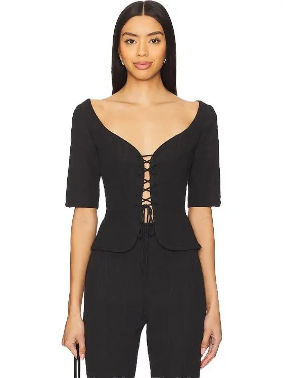 USISI SISTER Lena Top - Black