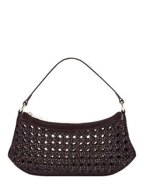Jw Pei Lily Woven Shoulder Bag - Brown