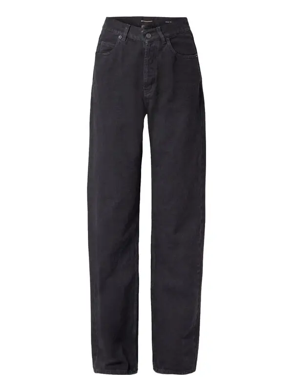 Saint Laurent High-rise Baggy Jeans - Black
