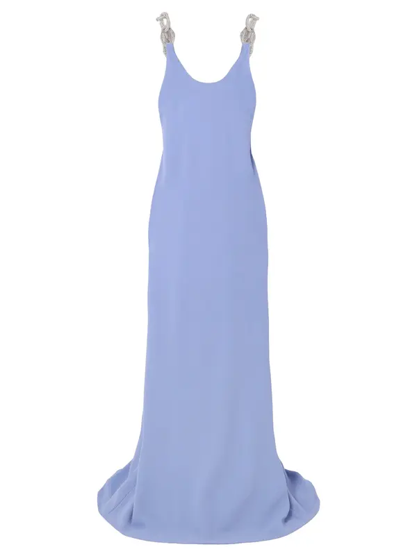 Stella McCartney Crystal-embellished Gown - Purple