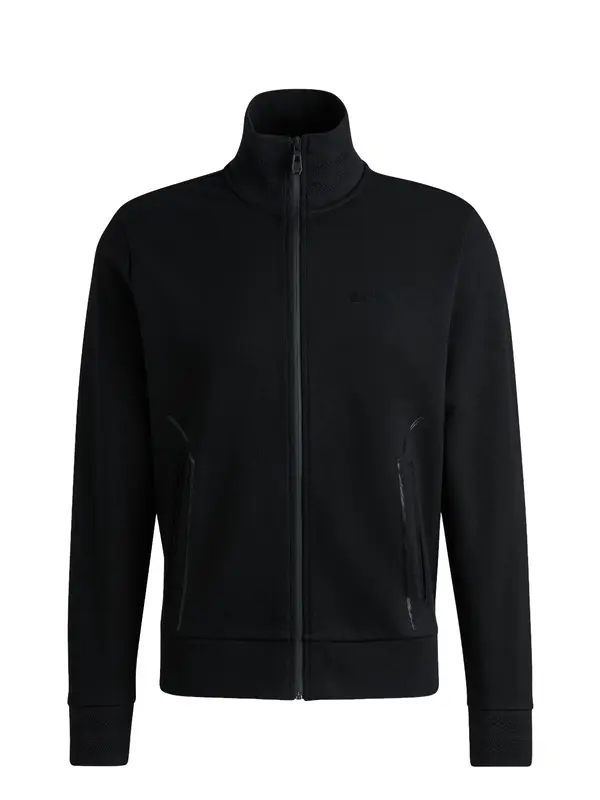 BOSS Zipped Jumper - Black