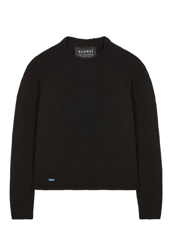 Alanui Cashmere-cotton Jumper - Black