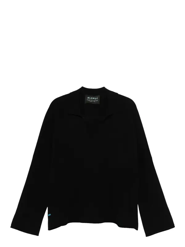 Alanui Polo Sweater - Black