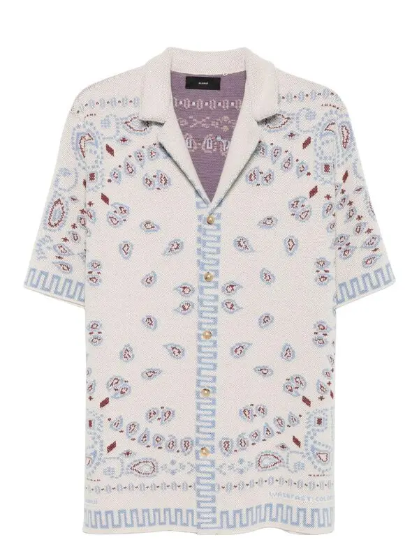 Alanui Bandana-print Shirt - Neutrals