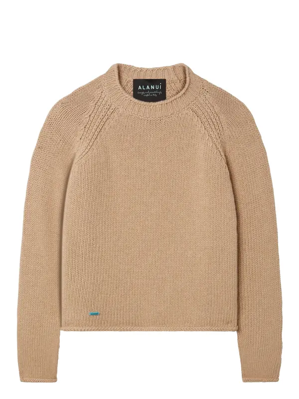 Alanui Cashmere-cotton Jumper - Neutrals