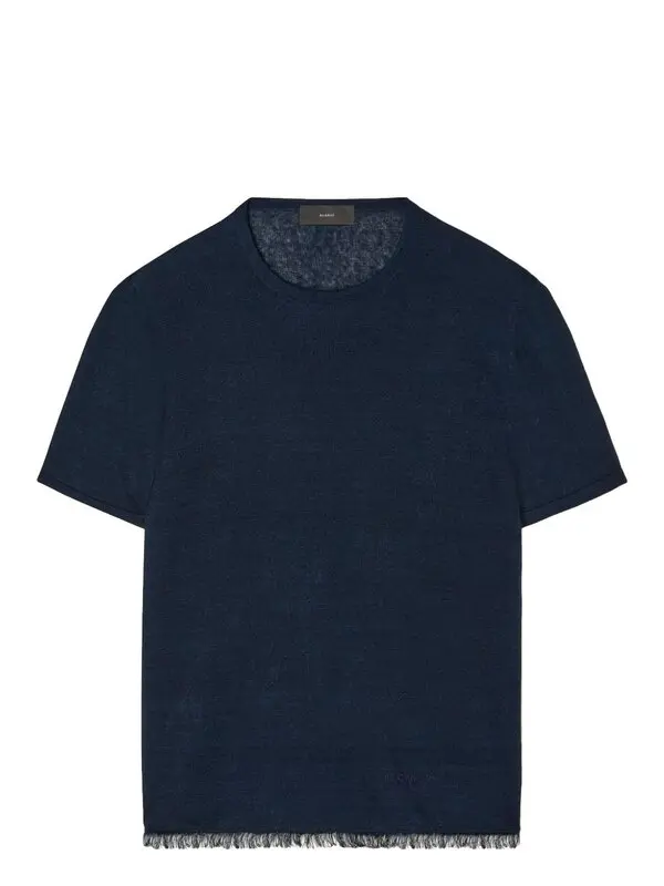 Alanui Linen T-shirt - Blue