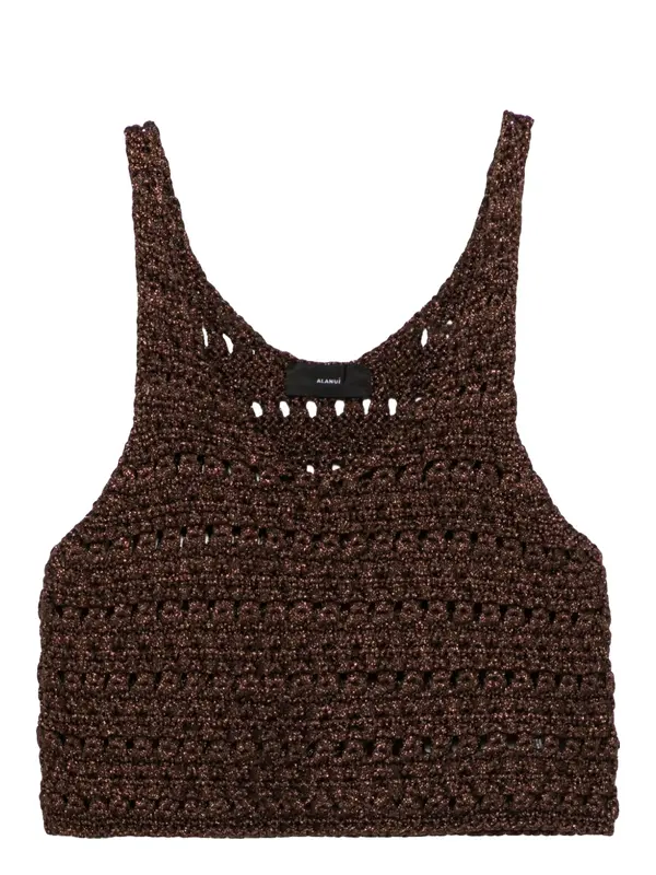 Alanui Ray Of Light Top - Brown